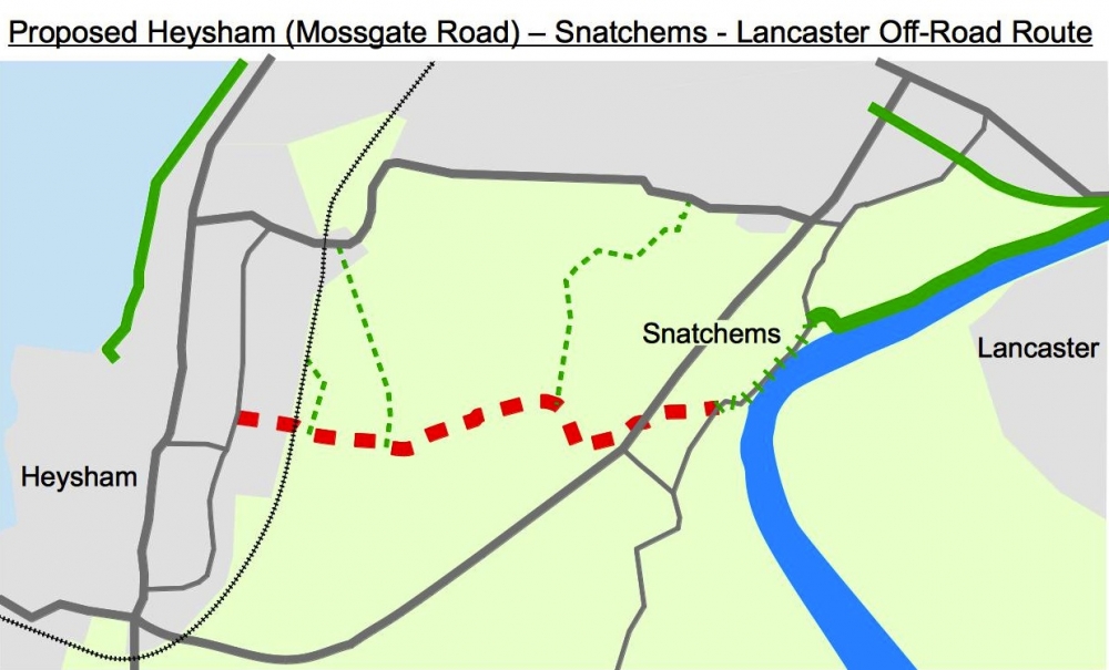 Petitioning for a green route to Heysham | Cycling UK
