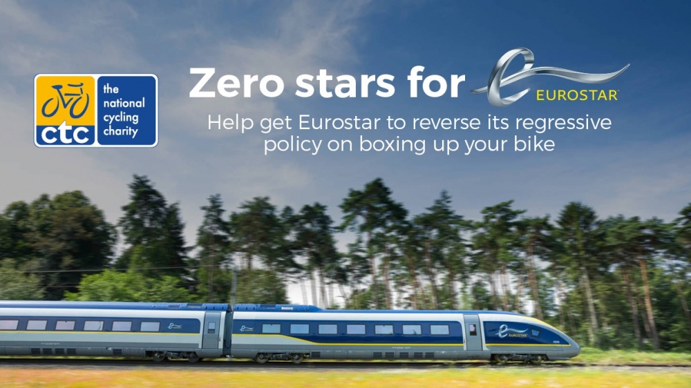 Zero stars for Eurostar | Cycling UK