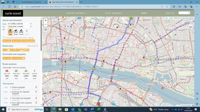 How to use Cycling UK’s journey planner | Cycling UK
