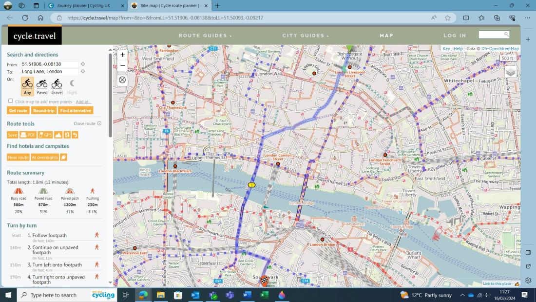 How to use Cycling UK’s journey planner | Cycling UK