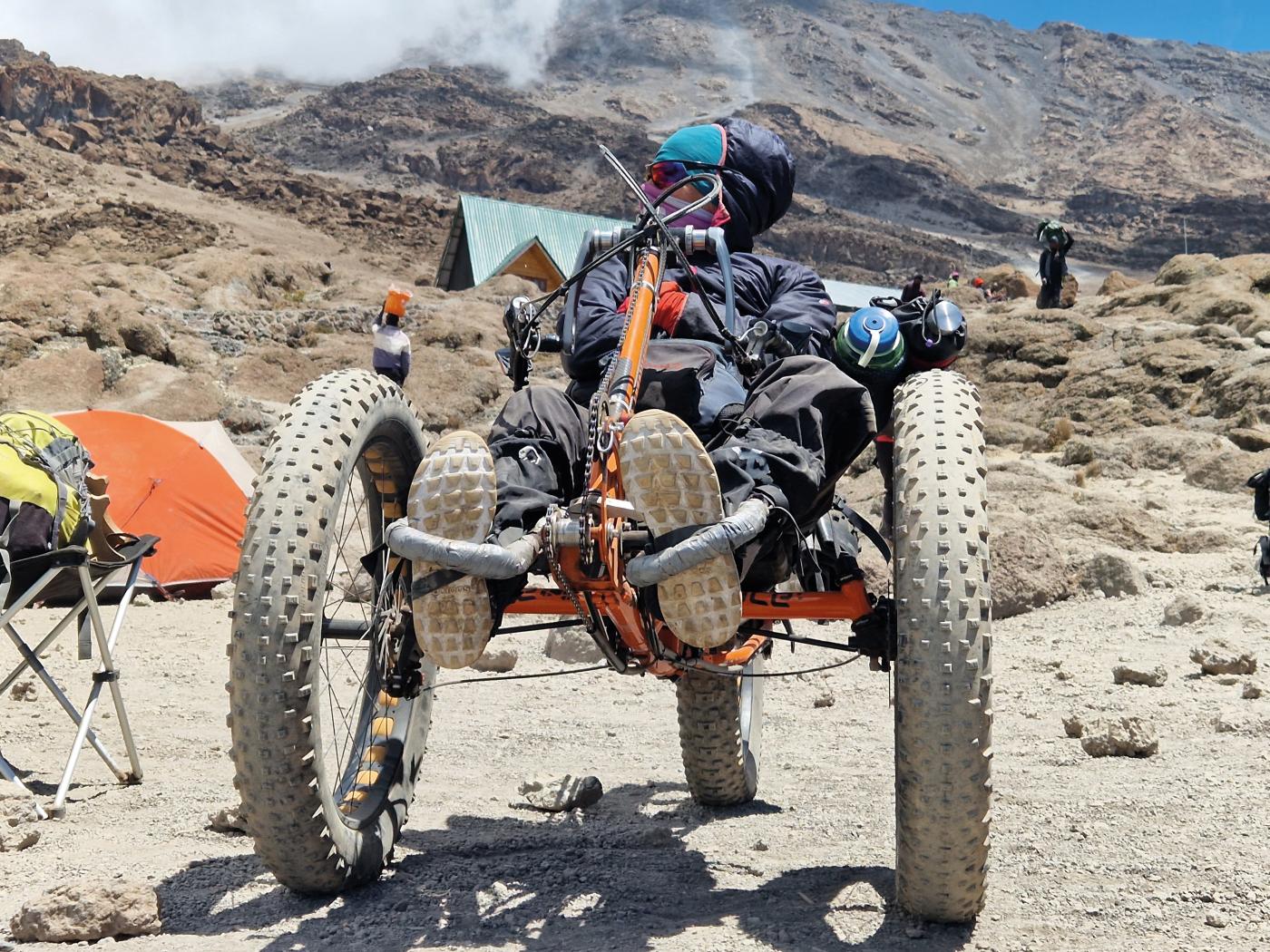 Great rides: A handcycle up Kilimanjaro | Cycling UK