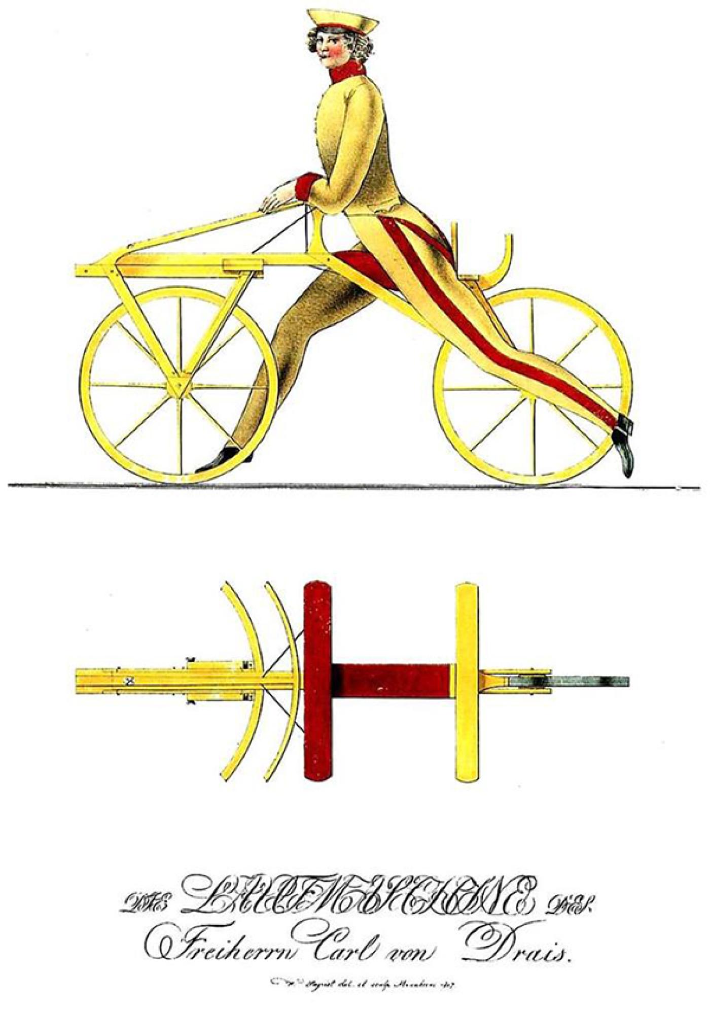 200 years since the father of the bicycle Baron Karl von Drais invented ...