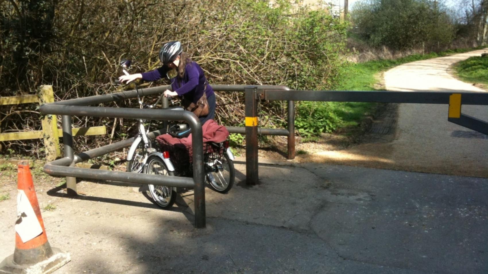 Barriers on cycle paths | Cycling UK