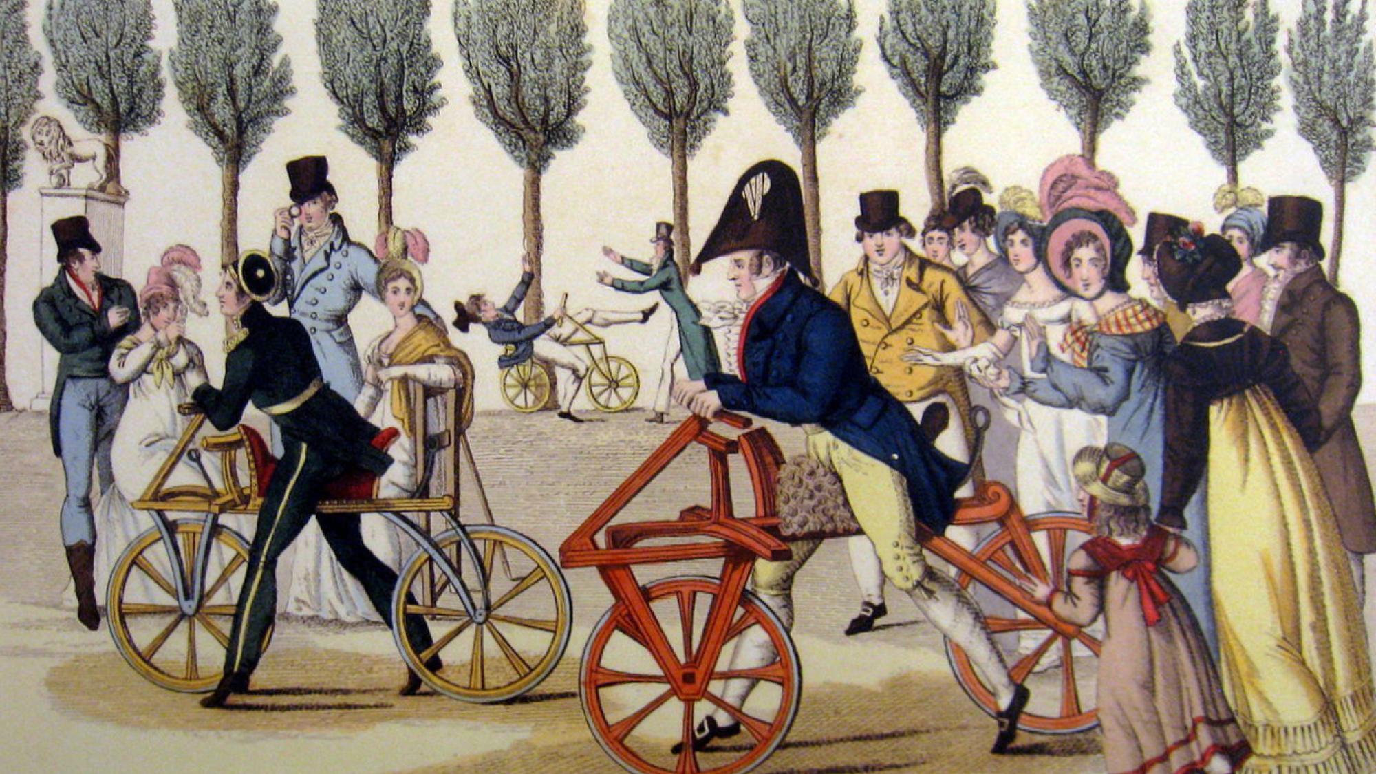 200 years since the father of the bicycle Baron Karl von Drais invented ...