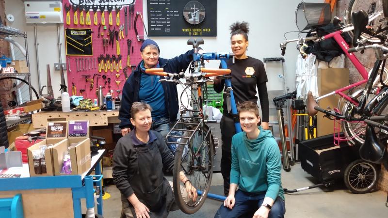 Inspiring cyclists: Getting more women in the workshop | Cycling UK