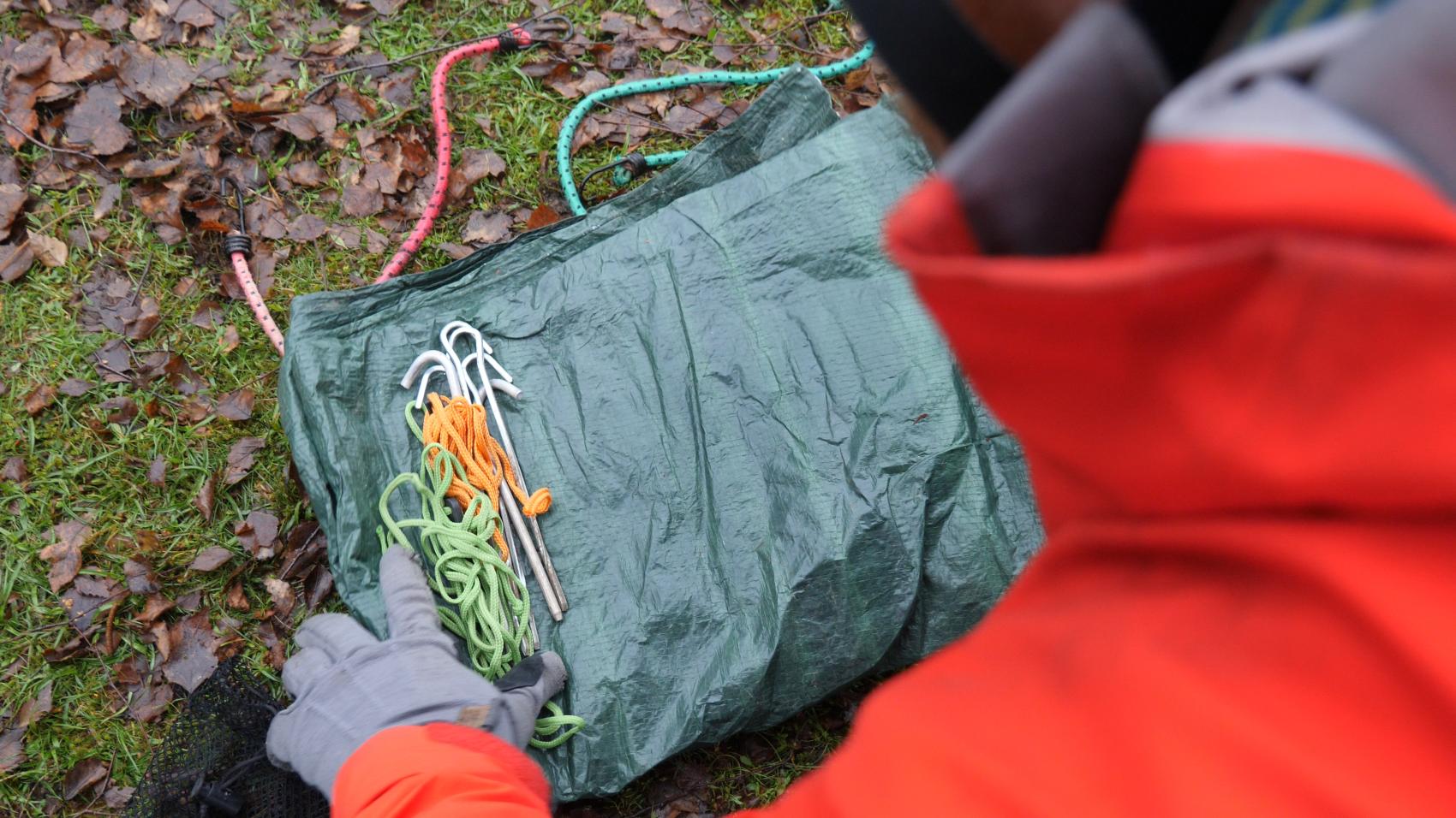 How to use your bike to make a shelter | Cycling UK