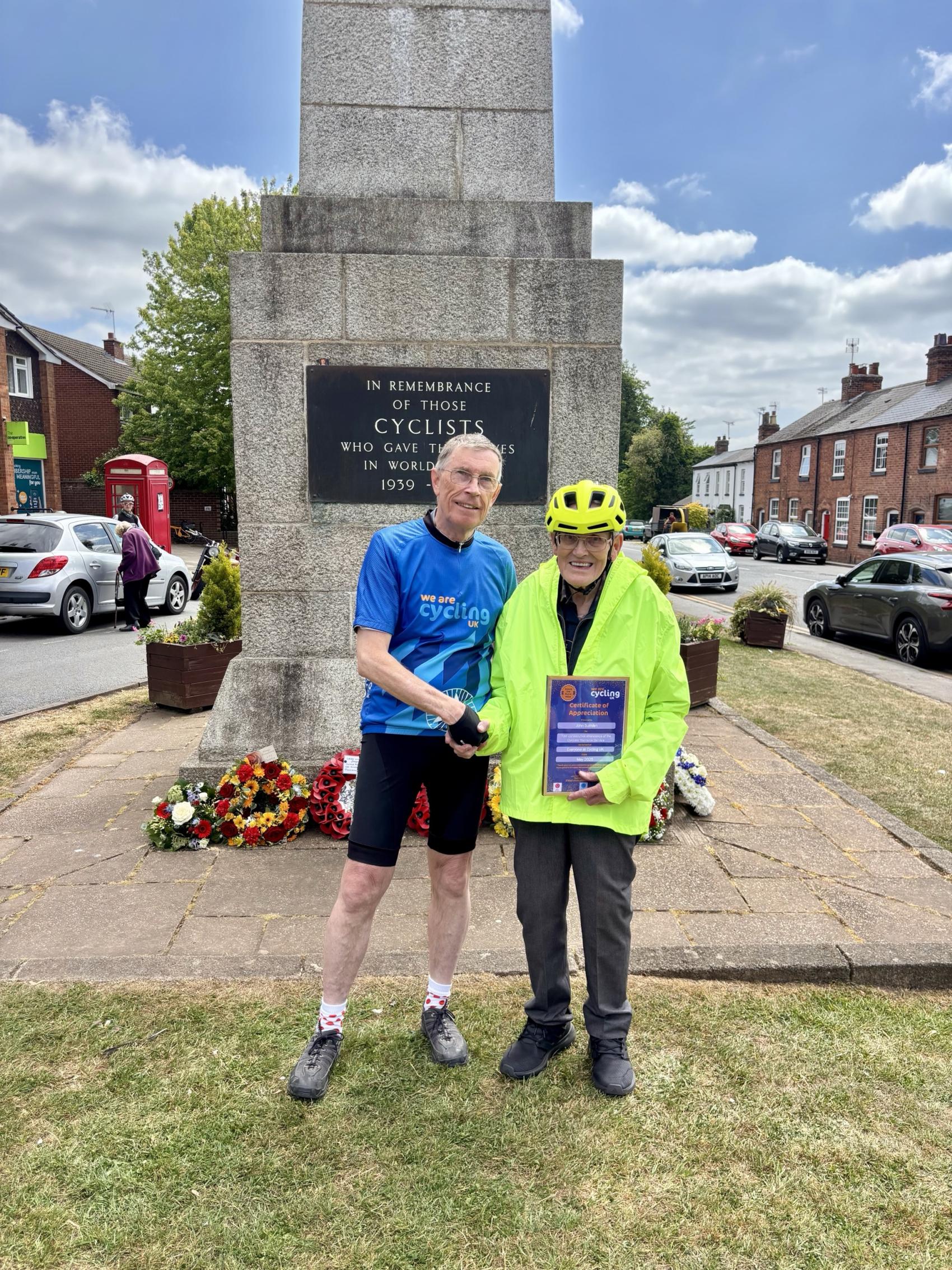 Honouring cyclists lost in conflict: 104th Memorial Service held at ...