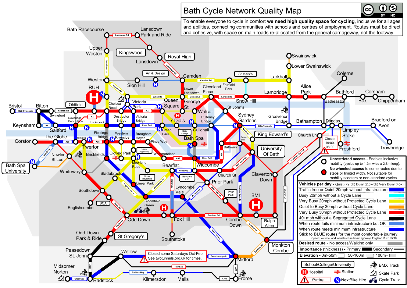 Cycle network ‘tube map’ gallery | Cycling UK