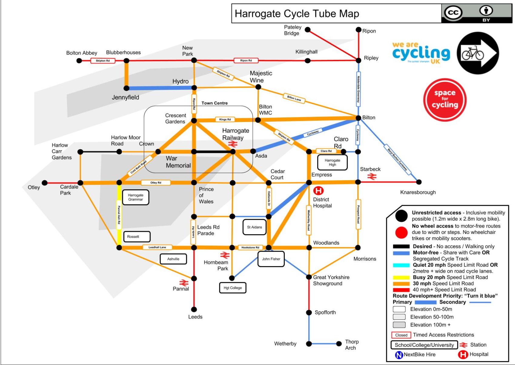 Cycle network ‘tube map’ gallery | Cycling UK