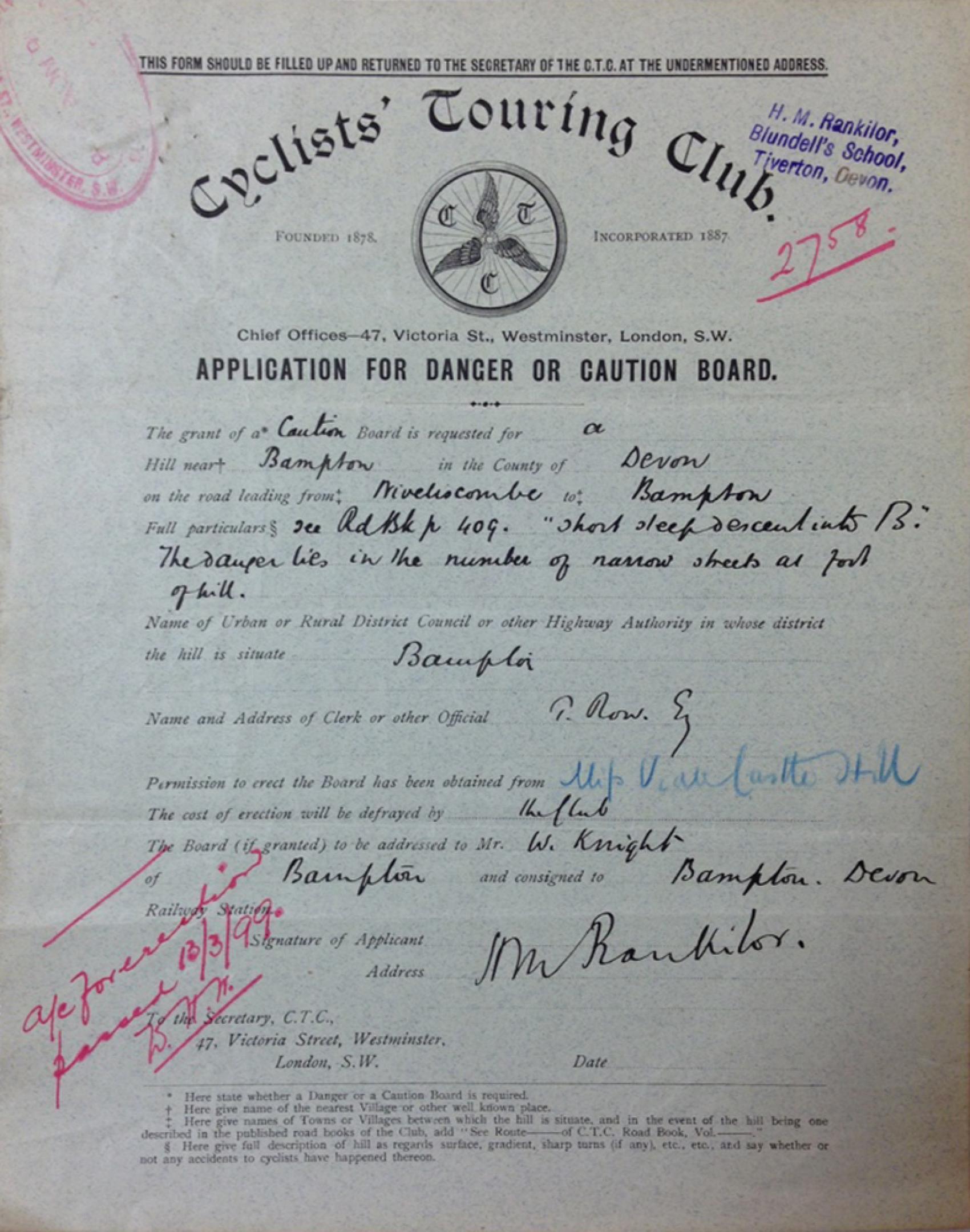 This hill is dangerous! A history of Cycling UK's danger and caution ...