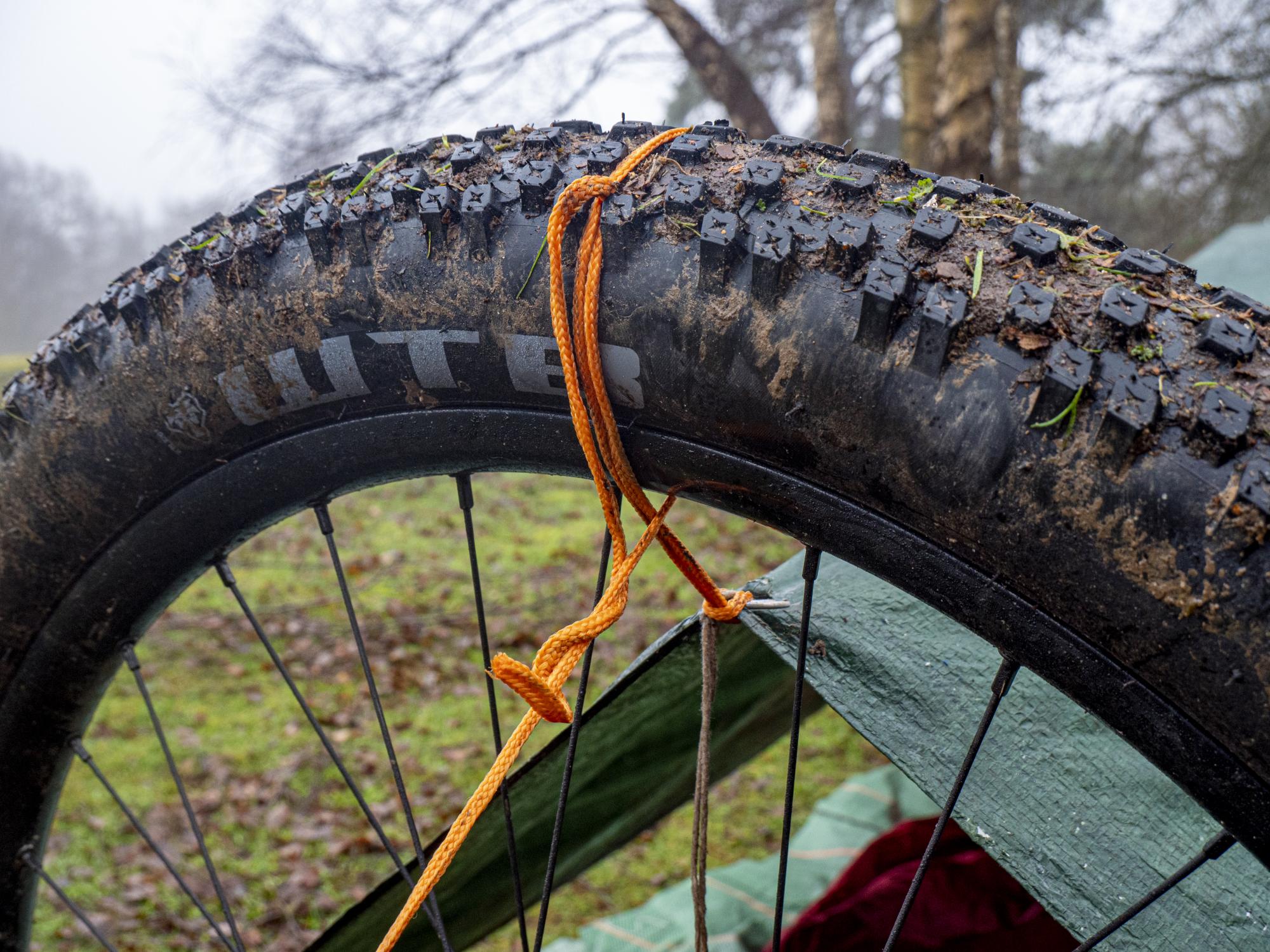 How to use your bike to make a shelter | Cycling UK