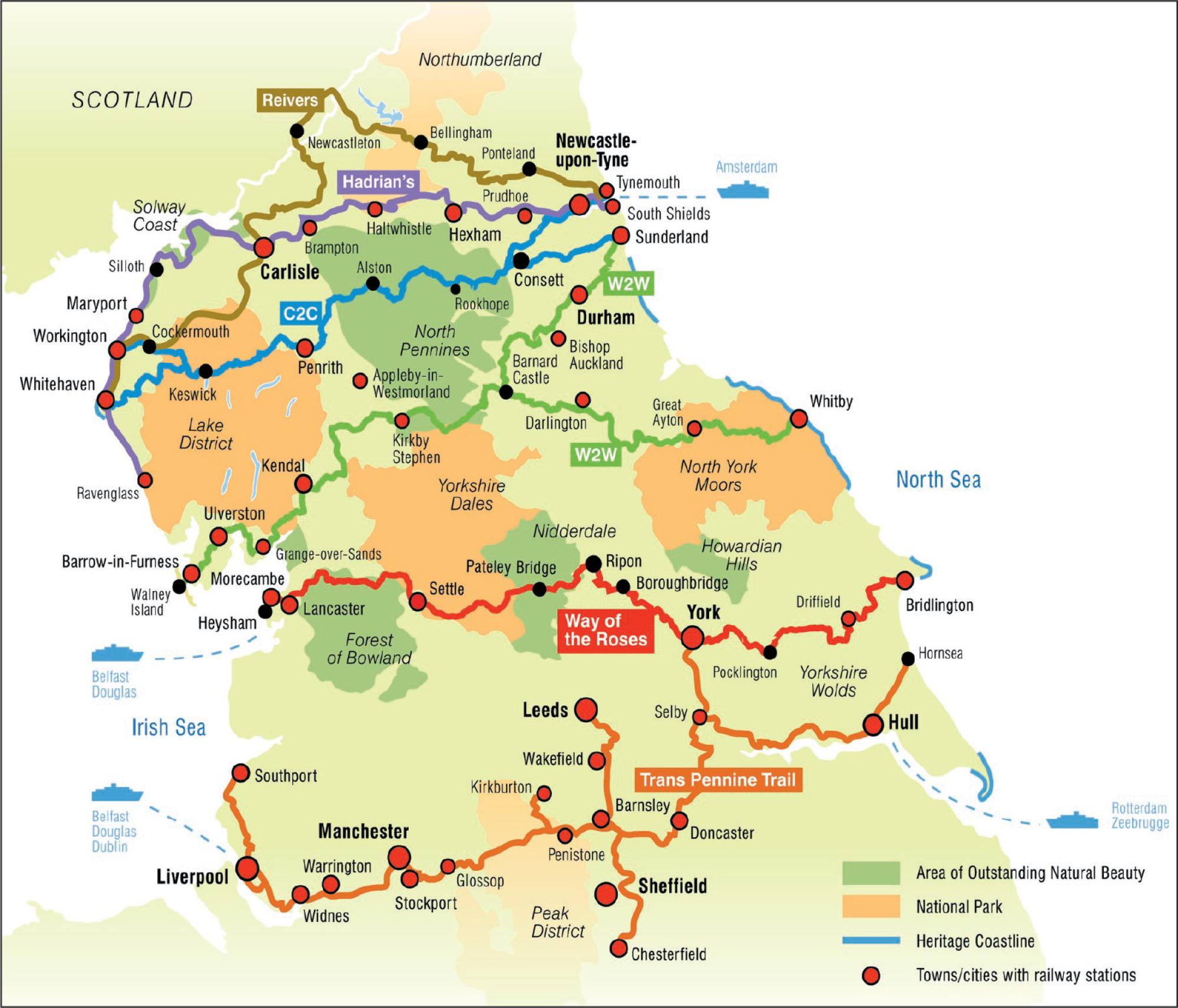 Coast-to-coast alternatives | Cycling UK