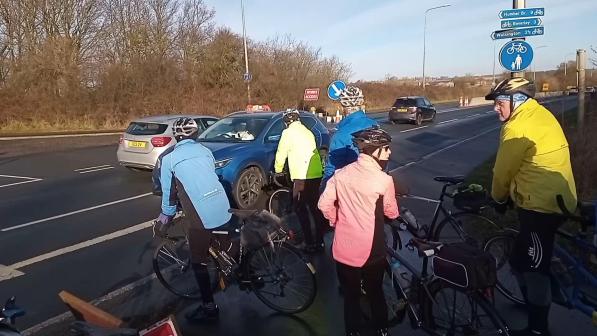 A164 Jock's Lodge roadworks south of Beverley | Cycling UK