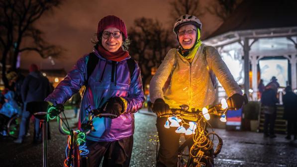 Glow ride | Cycling UK